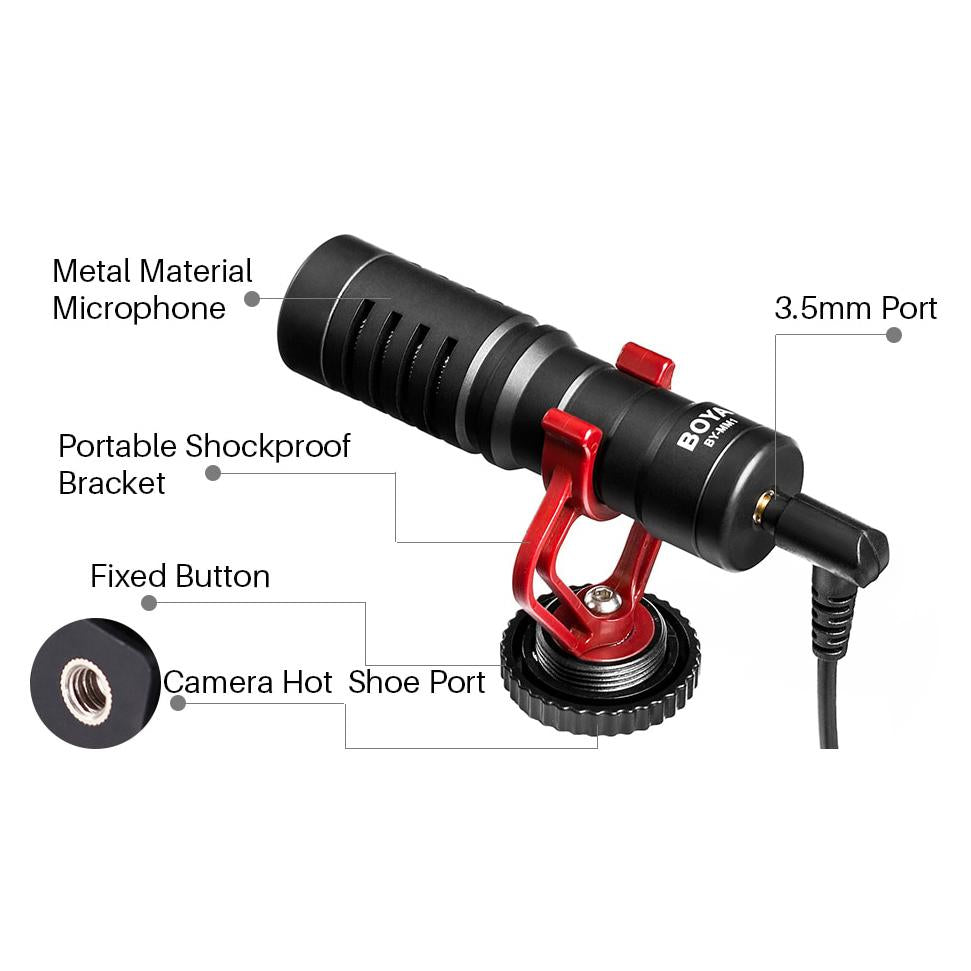 Smartphone Video Kit with Grip Rig, Stereo Microphone & LED Light ...