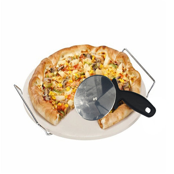 Stainless Steel Round Pizza Cutter - ClevHouse